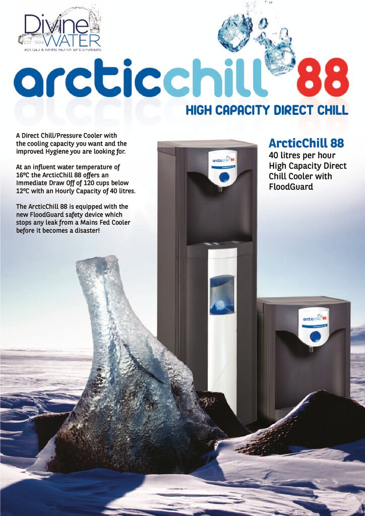 Arctic Chill Free Standing High Capacity - Hire from Divine Water ...